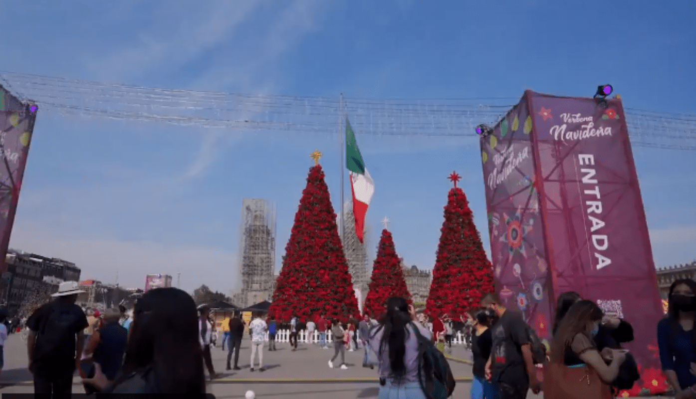Verbena de Navidad en Zócalo... a pesar de todo