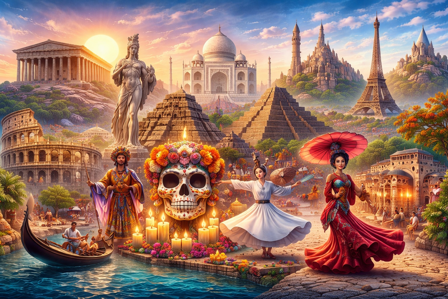 El mapa cultural del mundo: México, sexta potencia